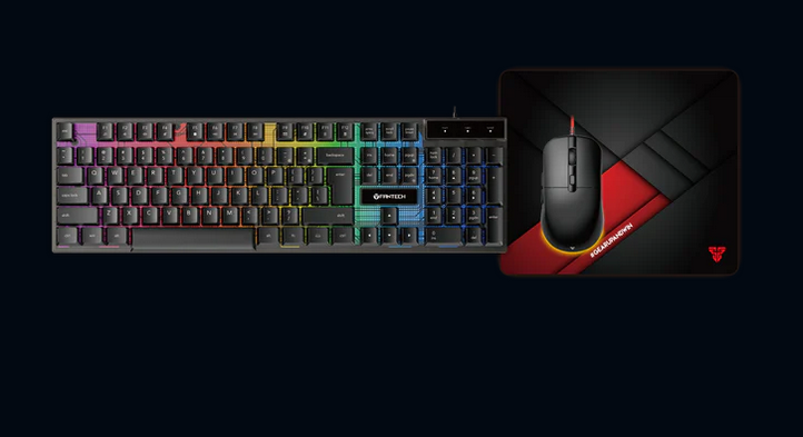 Fantech Keyboard + Mouse + Mousepad PC Keyboard Combo Set (Hero P31 ...