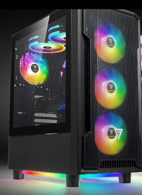 Gamdias ATHENA M6 LITE Computer Case ATX Mid TOWER Gaming PC Case with ...