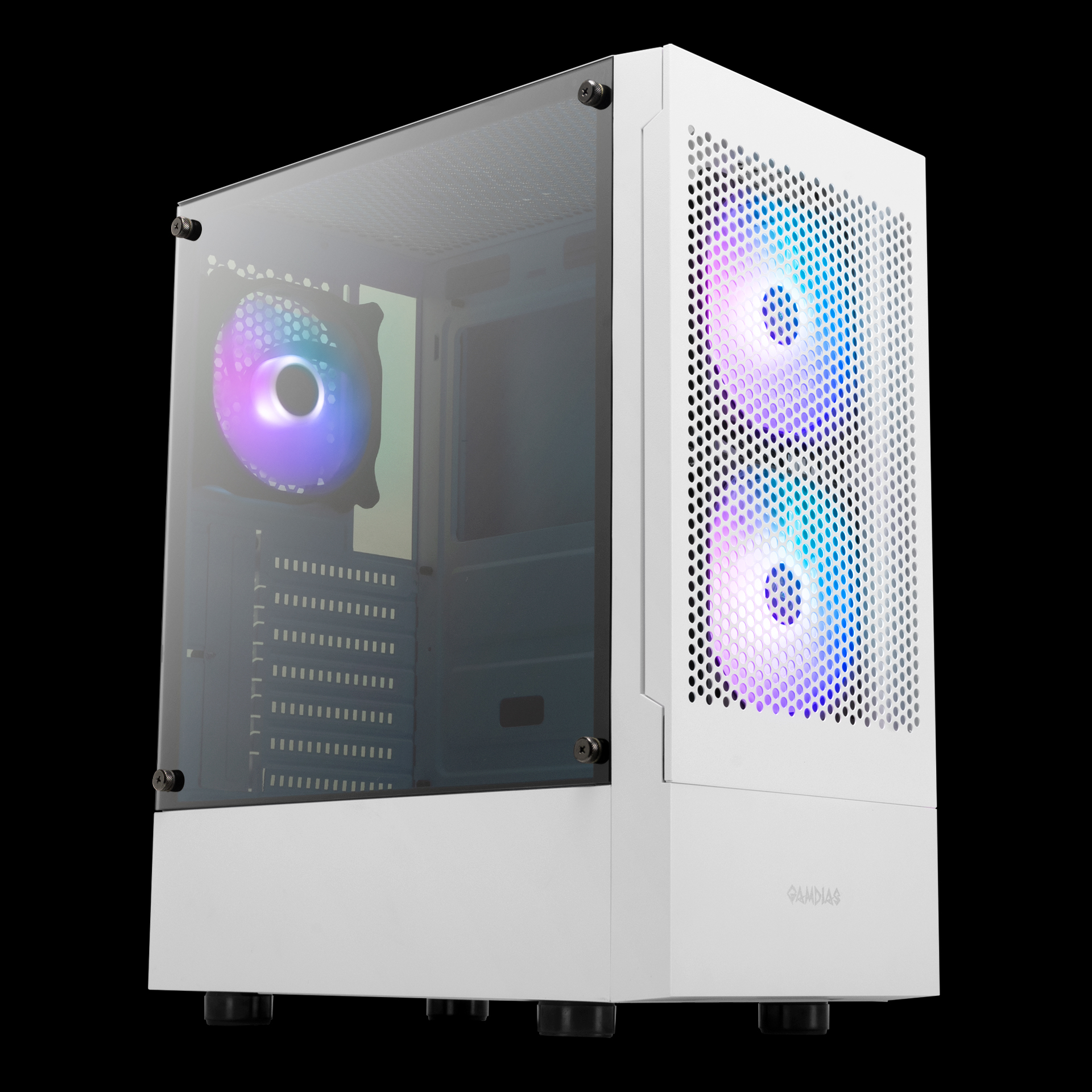 Gamdias Talos E3 Mesh Mid-Tower Case Black & White – JM Computer Repairs