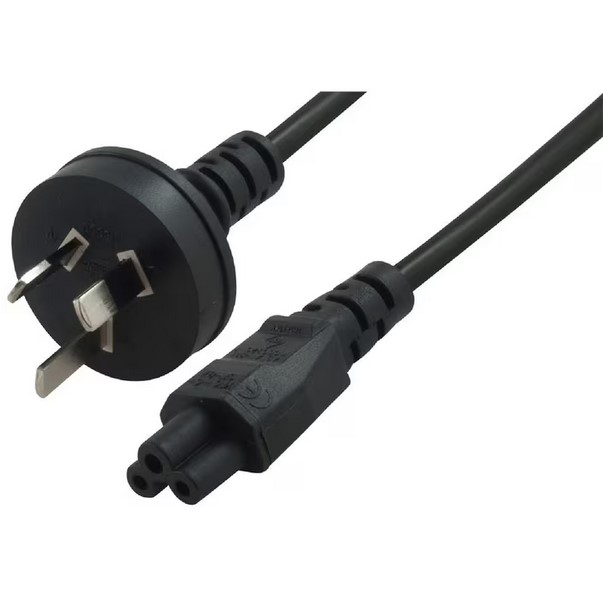 Male 3 Pin AC to Female IEC-C5 Power Cable 2m (Used) – JM Computer Repairs