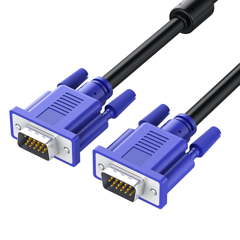 VGA Male to VGA Male Cable for Computer Monitors 1.8M – JM Computer Repairs
