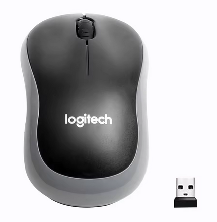 Logitech M185 Wireless mouse With USB Nano Receiver For PC Mac Laptop ...