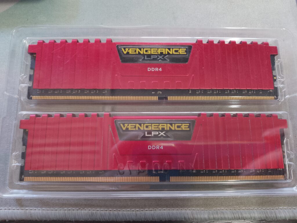 Crucial Vengeance LPX Red DDR4 8GB(2x4gb) 2133mhz Kit Ram – USED – JM ...